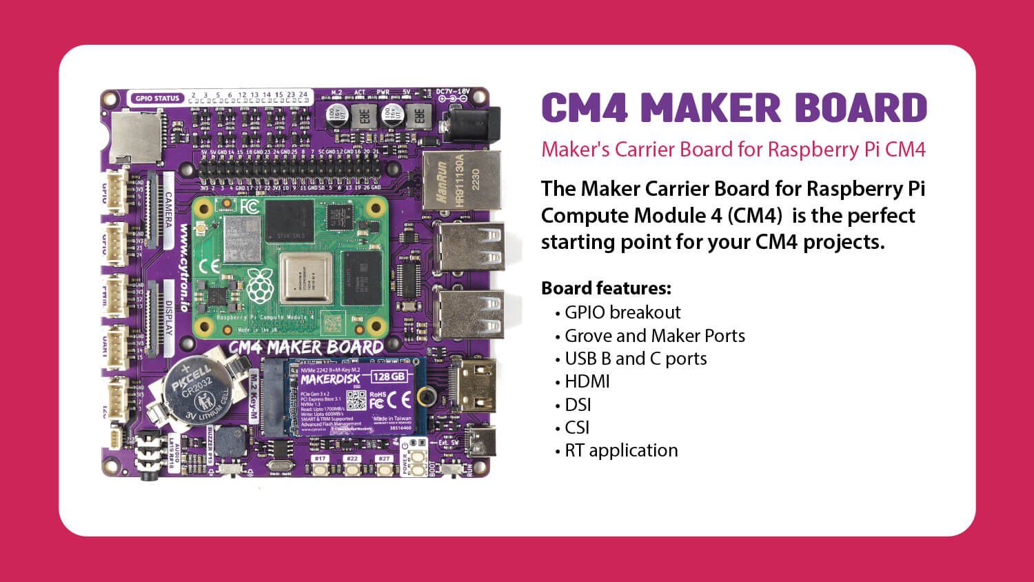 Powered by raspberry pi